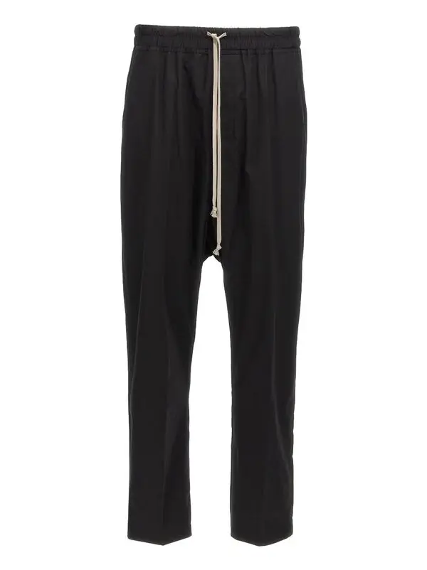 Rick Owens Drawstring Long Pants - Black