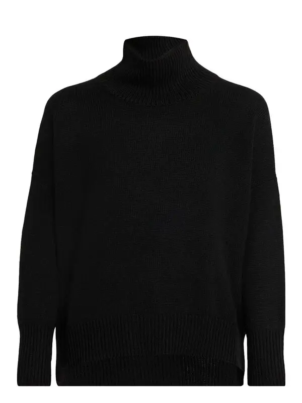 LISA YANG Heidi Turtleneck Cashmere Sweater - Black