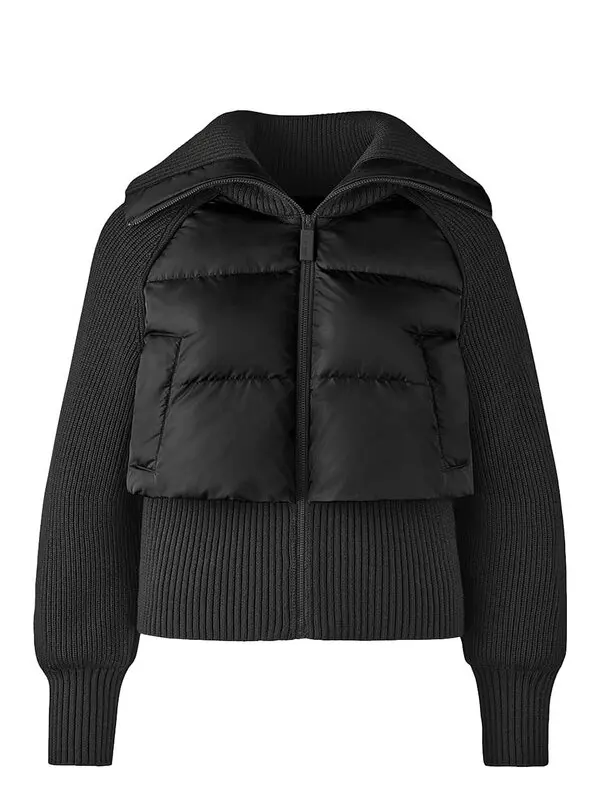 Canada Goose Hybridge Astoria Knit Jacket - Black