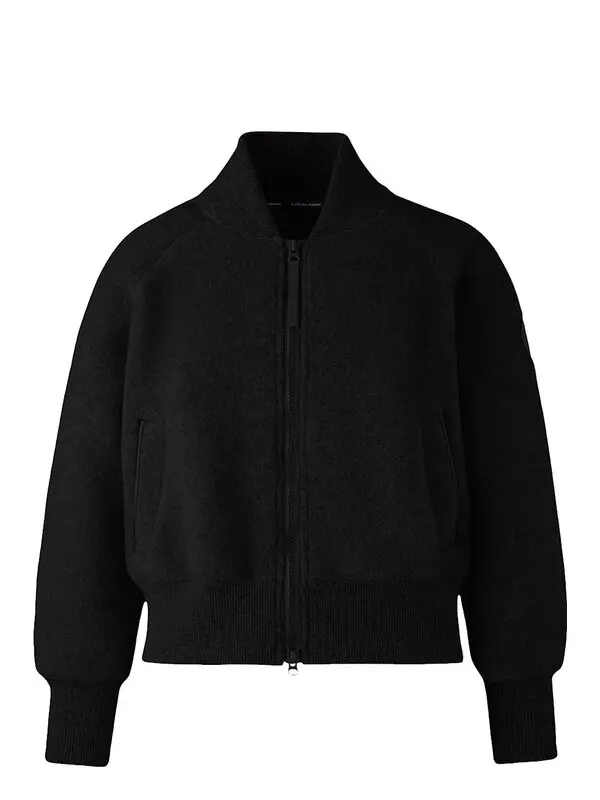 Canada Goose Sierra Fleece Bomber Jacket - Black