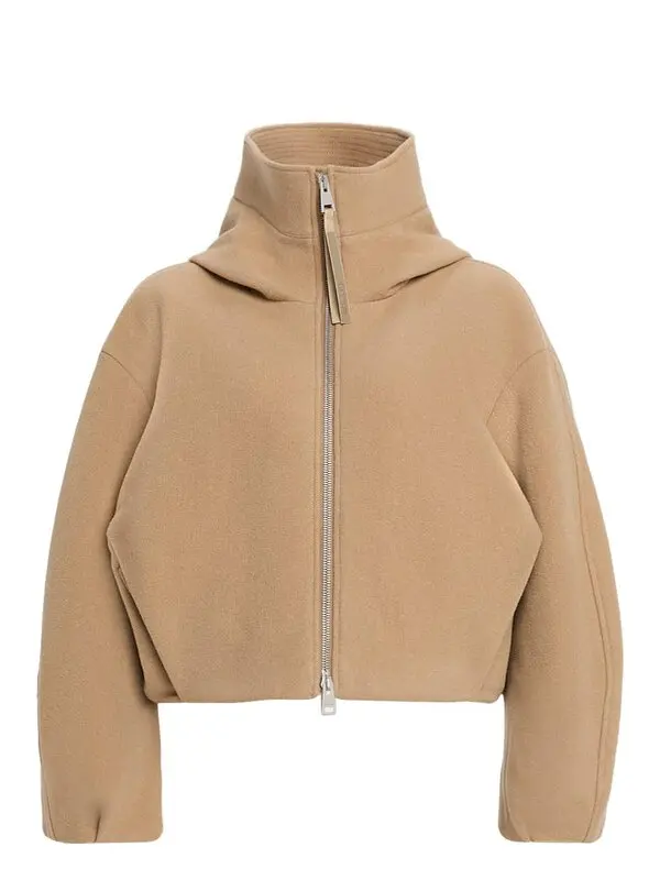 Canada Goose Chilliwack Hooded Wool Bomber Jacket - Tan