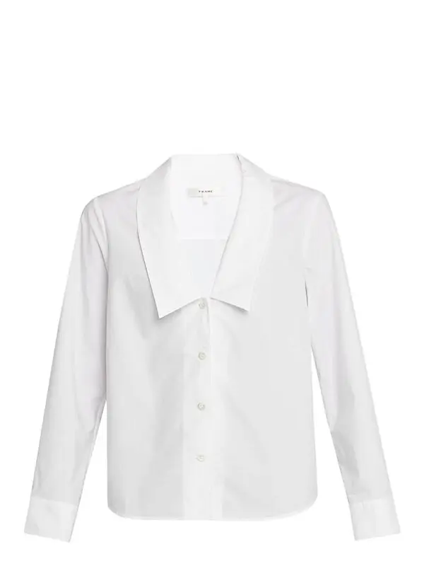 FRAME Low Collar Shirt - White
