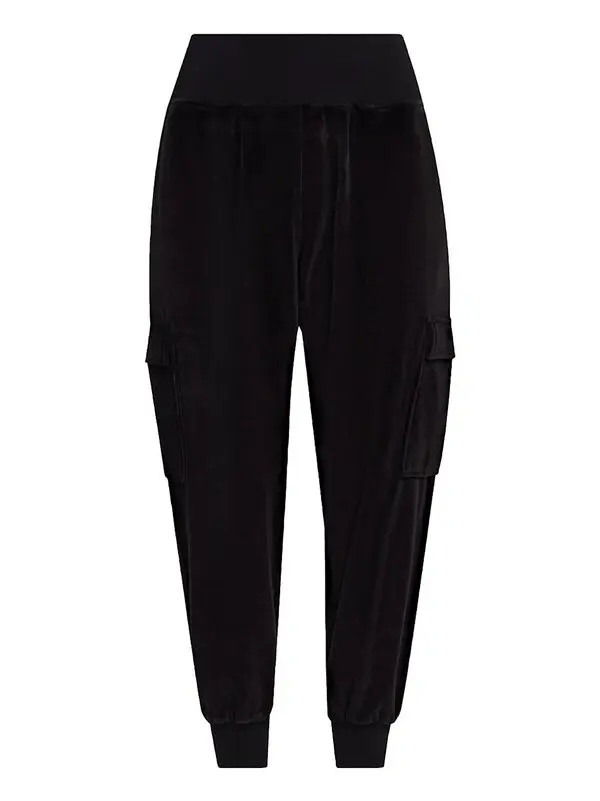 Cinq À Sept Giles Velour Joggers - Black
