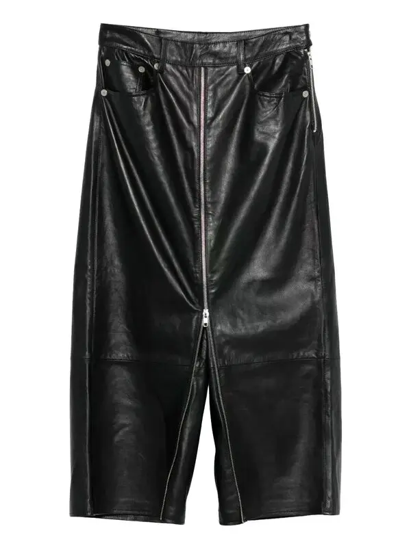 R13 Zippered Trousers - Black