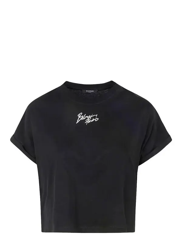 Balmain Logo T-shirt - Black
