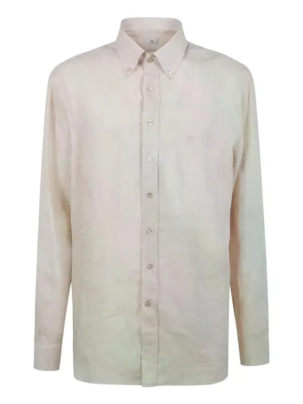 Etro Buttoned Long-sleeved Shirt - Neutrals