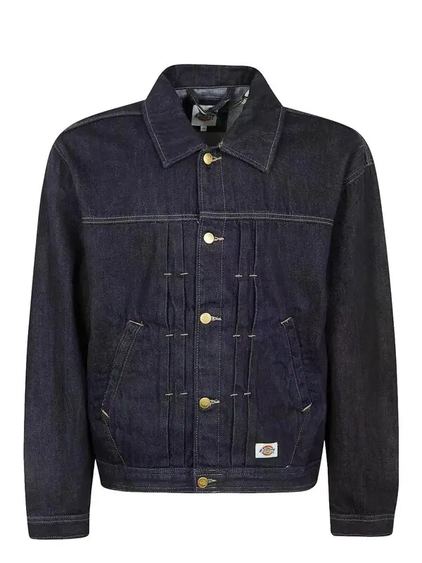 Dickies Buttoned Denim Jacket - Blue