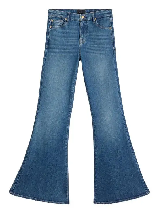 7 For All Mankind Slim Illusion The Bell Jeans - Denim