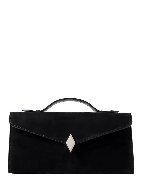 METIER Edge Nubuck Clutch - Black