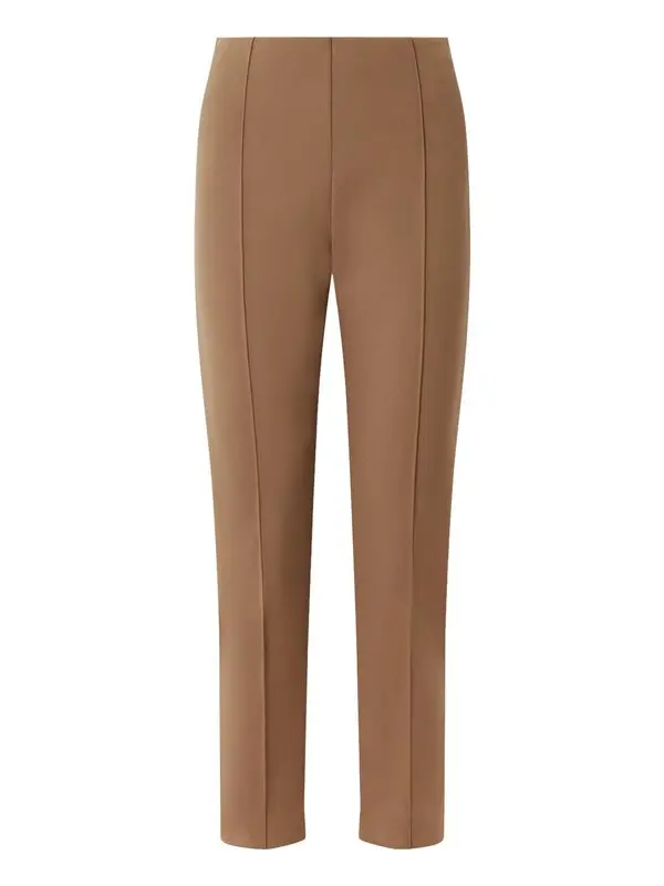 Max Mara Pergola Jersey Tapered Pants - Brown