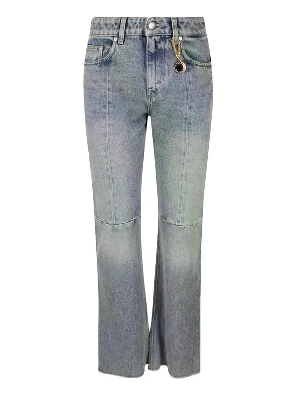 Stella McCartney Charm-detail Jeans - Blue