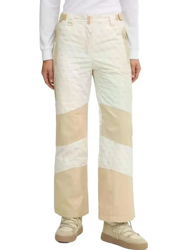 Guess Logo-pattern Ski Trousers - Neutrals