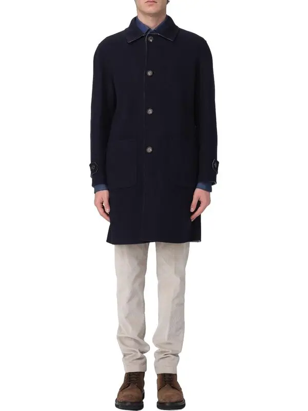 Eleventy Coat - Blue