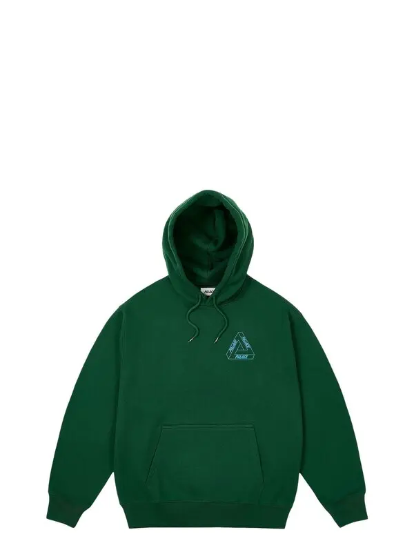 PALACE Glow Tri-ferg Hood - Green