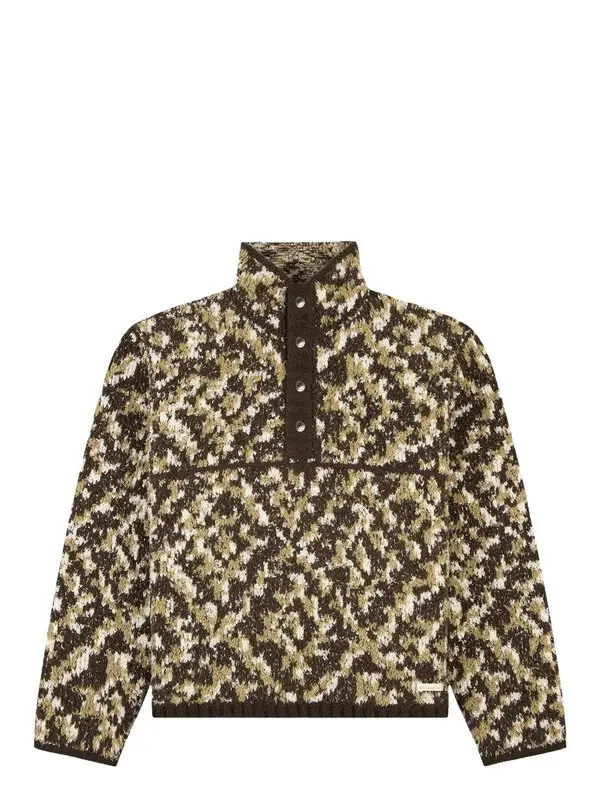 Aimé Leon Dore Chalet Knit Patterned Pullover - Tan