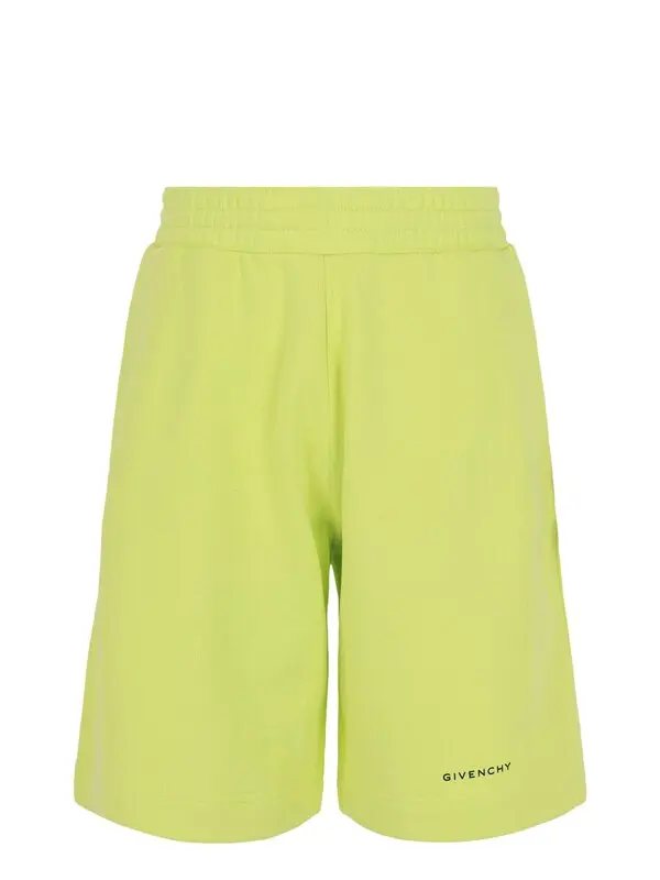 Givenchy Logo Bermuda Sweatshorts - Yellow