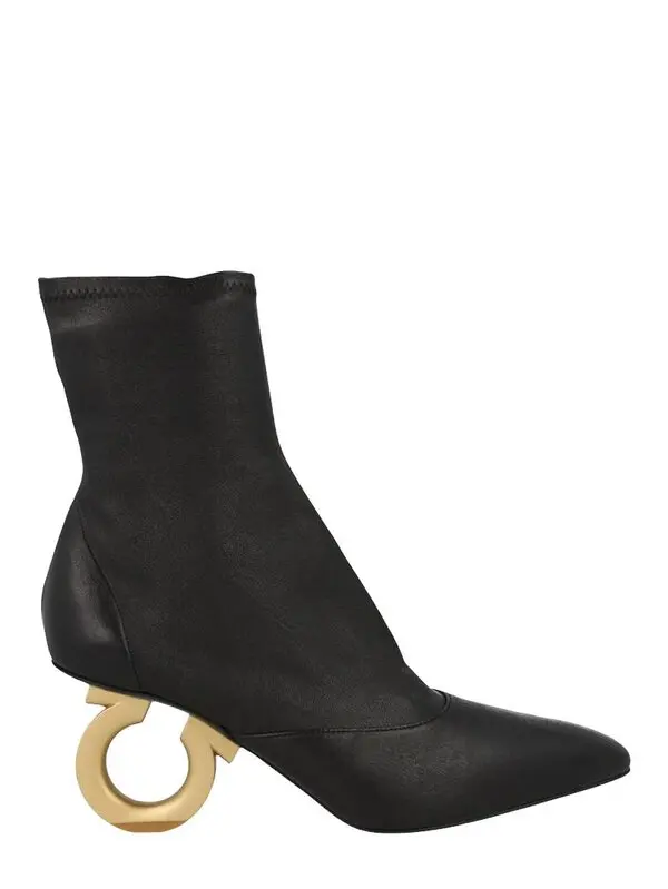 FERRAGAMO Elina Ankle Boot - Black