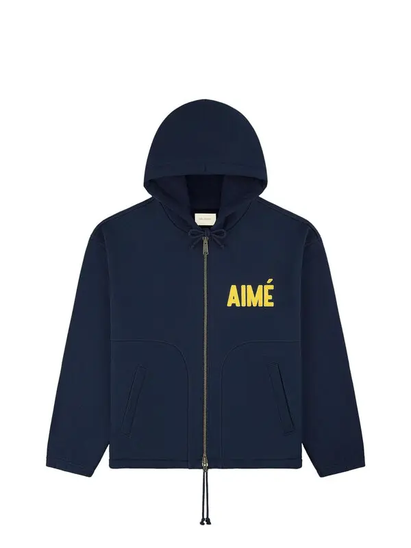 Aimé Leon Dore Full-zip Dock Hoodie - Blue