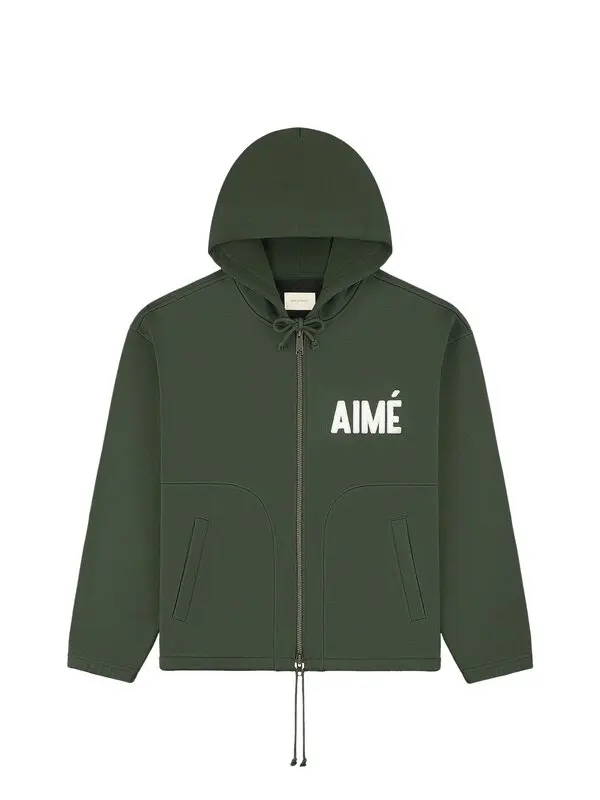 Aimé Leon Dore Full-zip Dock Hoodie - Green