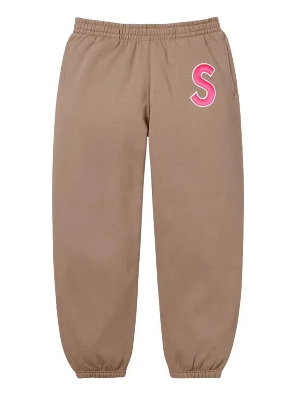 Supreme S Logo Sweatpant - Brown