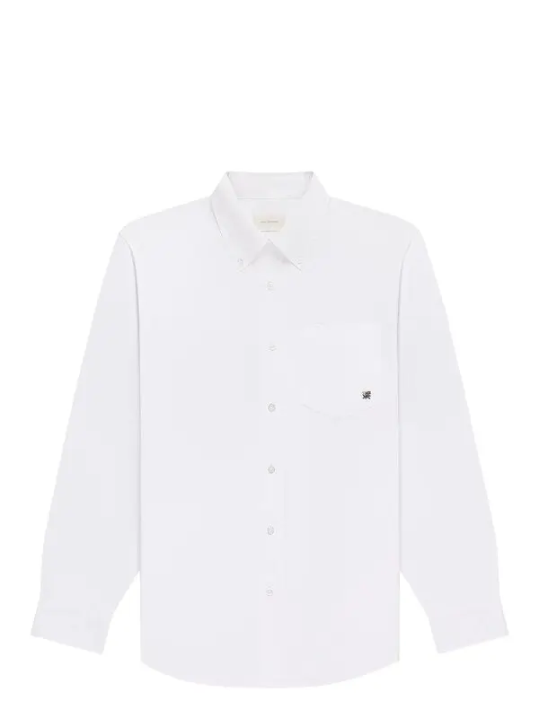 Aimé Leon Dore Crest Poplin Shirt - White