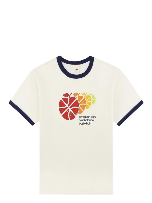 Aimé Leon Dore X New Balance Sonny Ny Ringer Tee - Cream