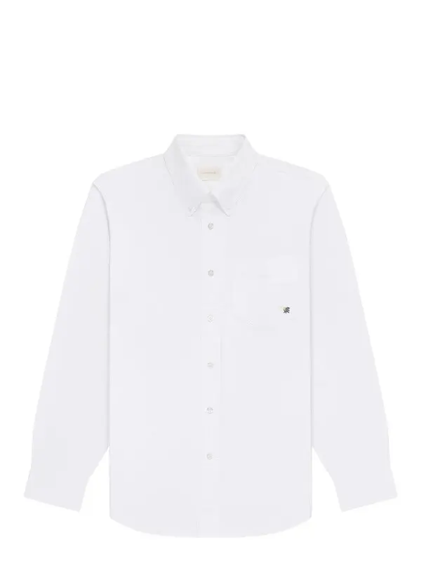Aimé Leon Dore Crest Oxford Shirt - White