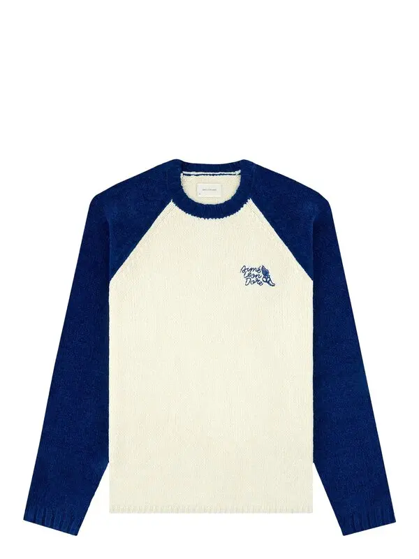 Aimé Leon Dore Wingfoot Raglan Knit Jersey - Cream