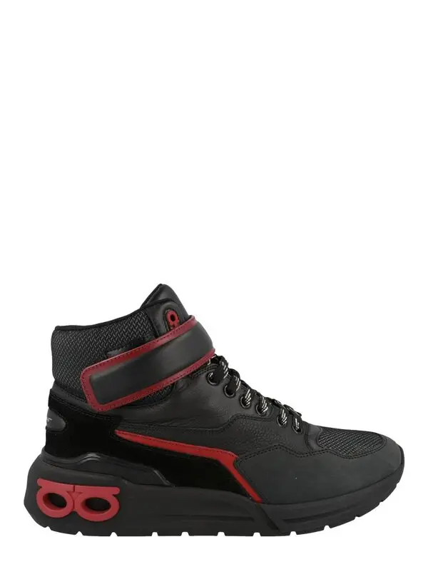 FERRAGAMO Cosma High-top Sneaker - Black