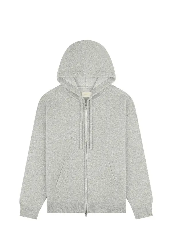 Aimé Leon Dore Full-zip Pavilion Cashmere Hoodie - Grey
