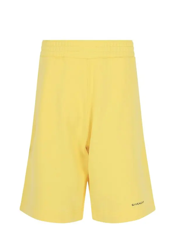 Givenchy Logo Bermuda Sweatshorts - Yellow