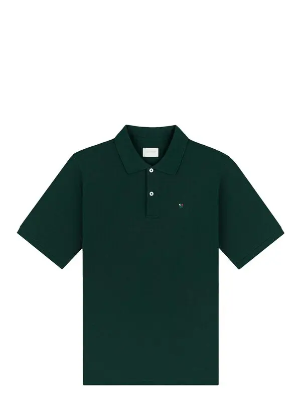 Aimé Leon Dore Crest Piqué Polo - Green