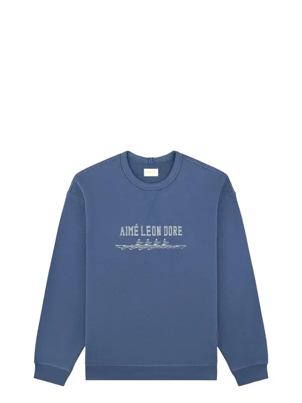 Aimé Leon Dore Rowing Crewneck Sweatshirt - Blue