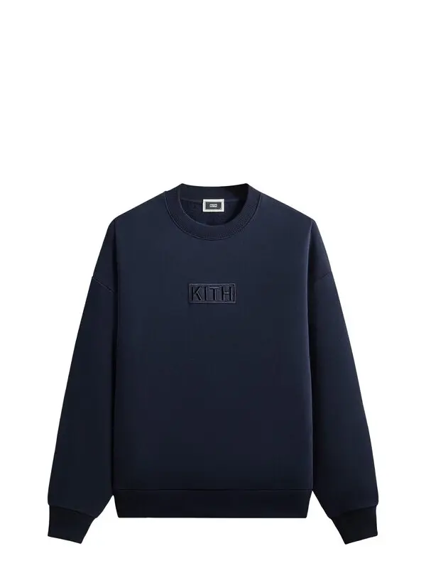 Kith Classic Logo Nelson Crewneck - Black