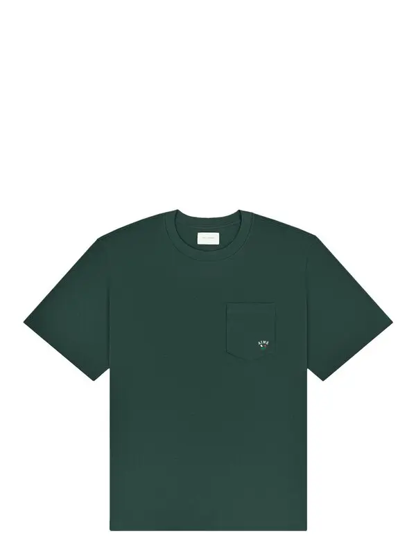 Aimé Leon Dore Queens Crest Pocket Tee - Green