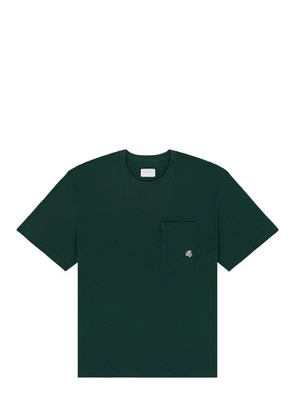 Aimé Leon Dore Monogram Pocket Tee - Green