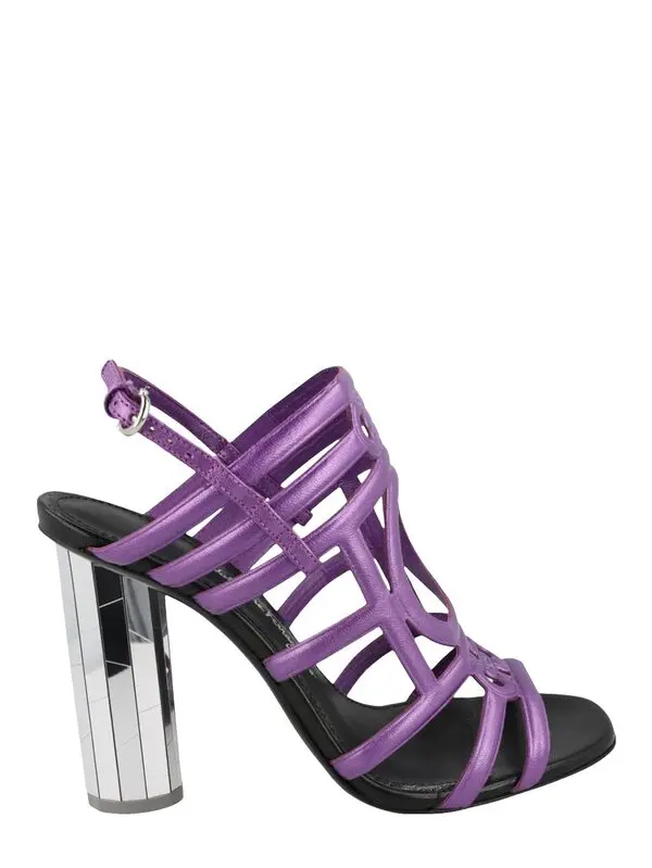 FERRAGAMO Florenza Slingback Sandal - Purple