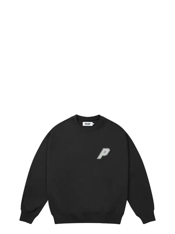 PALACE Collegiate P3 Crew - Black