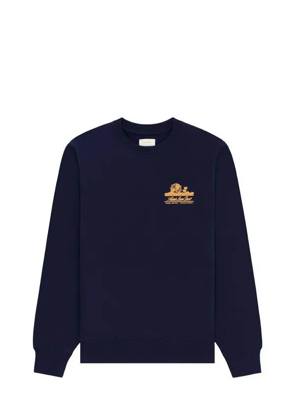 Aimé Leon Dore Unisphere Crewneck Sweatshirt - Blue