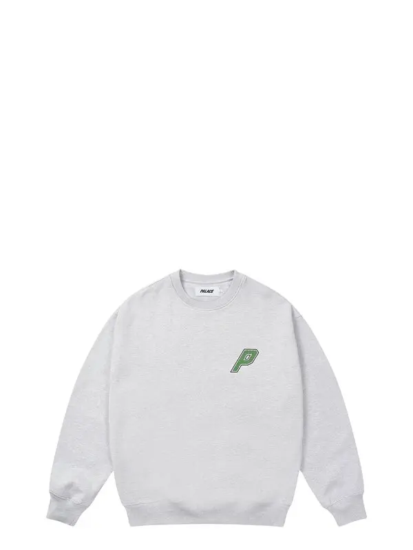 PALACE Collegiate P3 Crewneck - Grey