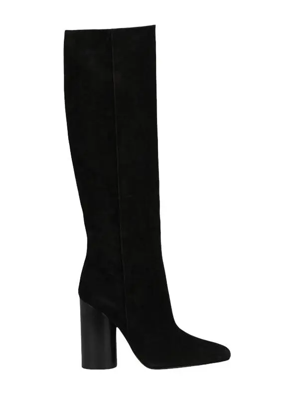 FERRAGAMO Pampero Suede Knee-high Boots - Black