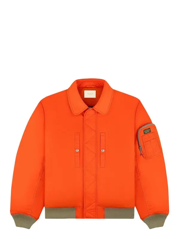 Aimé Leon Dore Satin Bomber Jacket - Orange