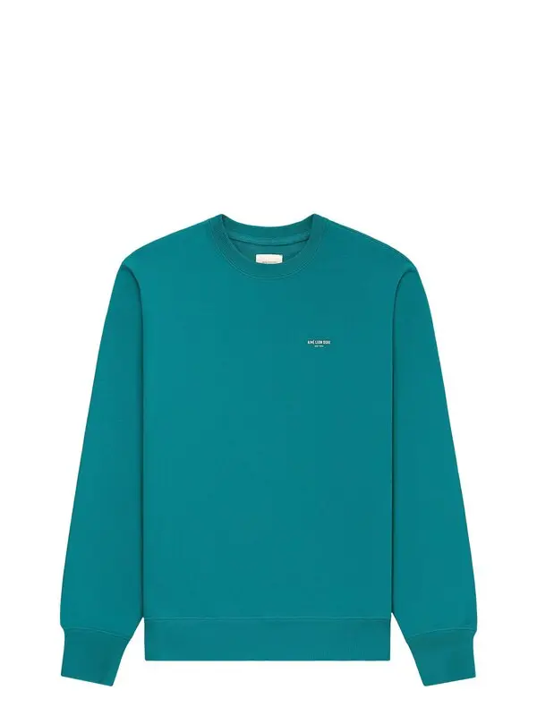 Aimé Leon Dore Crewneck Sweatshirt With Logo - Teal