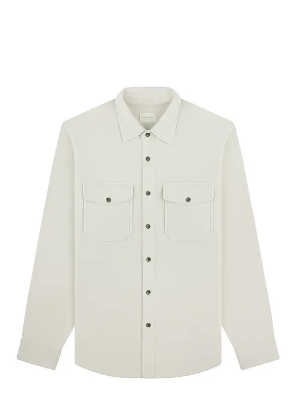 Aimé Leon Dore Lightweight Fleece Shirt - White