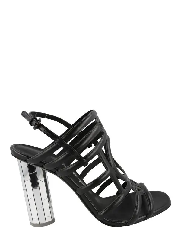 FERRAGAMO Florenza Slingback Sandal - Black