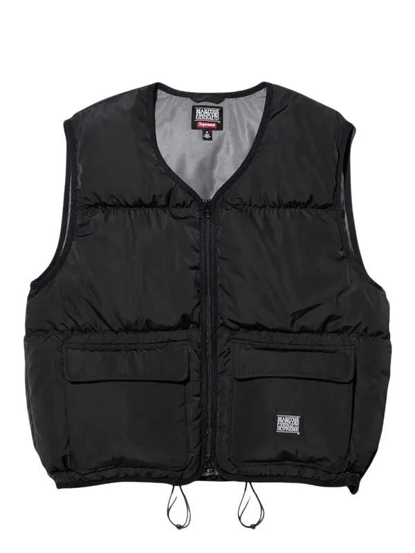 Supreme X Martithé + François Girbaud Down Puffer Vest - Black