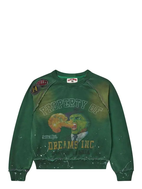 VALE FOREVER Hot Breathe Crewneck - Green