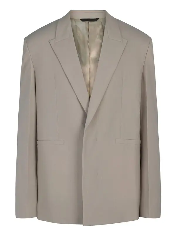 Givenchy Oversized Two-button Blazer - Grey