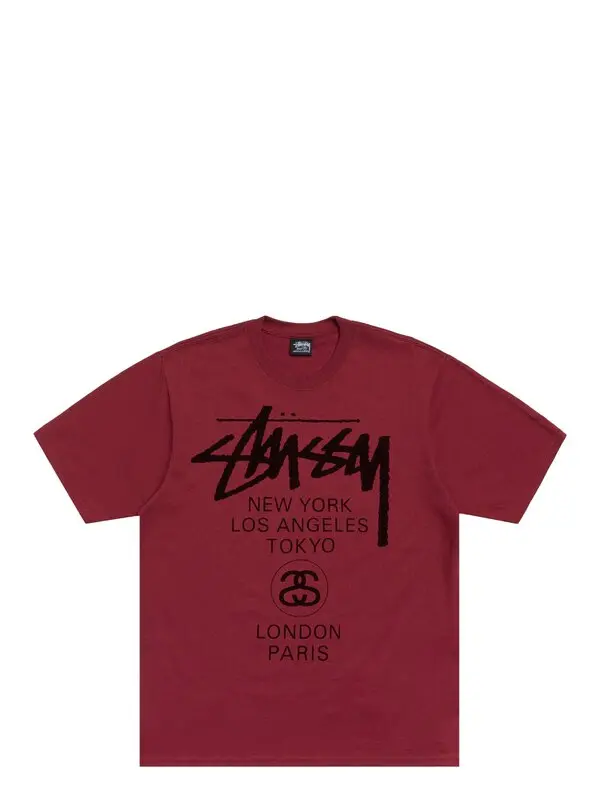 StÜssy World Tour Tee - Red