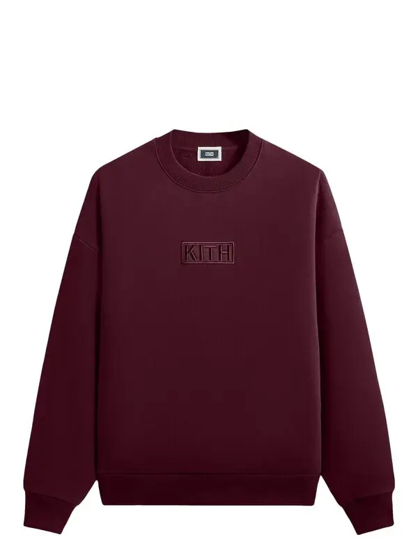 Kith Classic Logo Nelson Crewneck - Purple